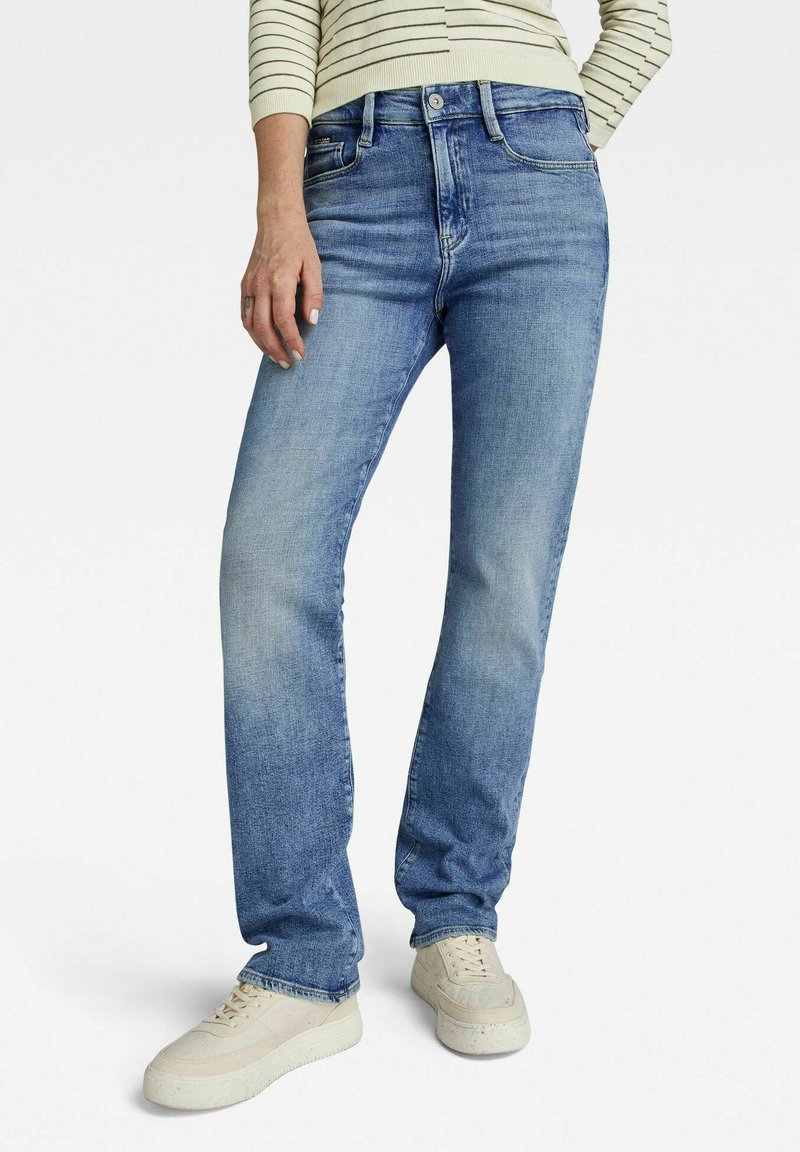 G-STAR STRACE - Jeans Straight Leg - sun faded blue donau/hellblau - Zalando.de