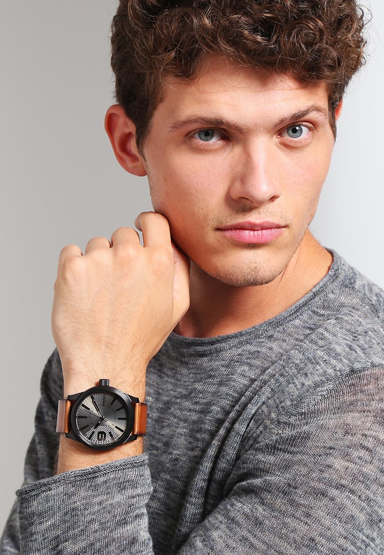 Diesel RASP - Klocka - hellbraun/ljusbrun - Zalando.se