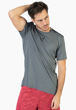 X-Trail TRAINING - T-shirts basic - charcoal melange/mørkegråmeleret ...