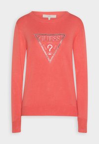 Guess LS RN DIANE TRIANGLE LOGO SWTR - Trui - revival rose/roze ...