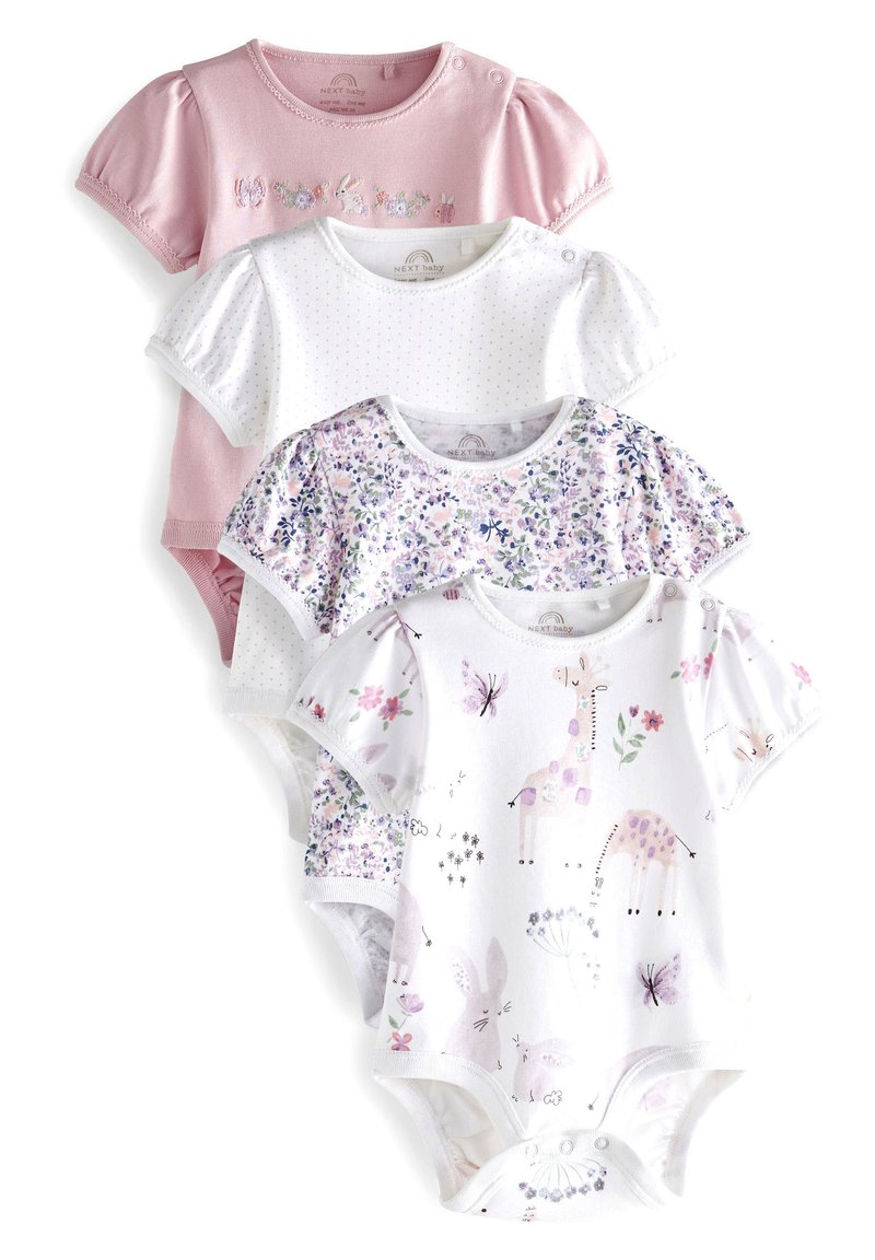 Next BABY SHORT SLEEVE BODYSUITS 4 PACK - Body - white/weiß - Zalando.ch