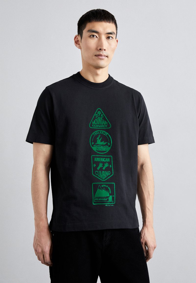 PS Paul Smith MENS CLIMBING - T-shirts print - black/sort - Zalando.dk
