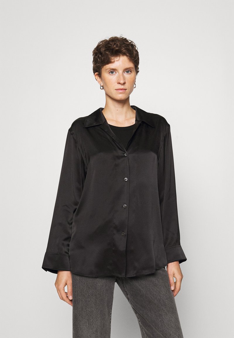 ARKET LEMMY - Bluse - black/schwarz - Zalando.at