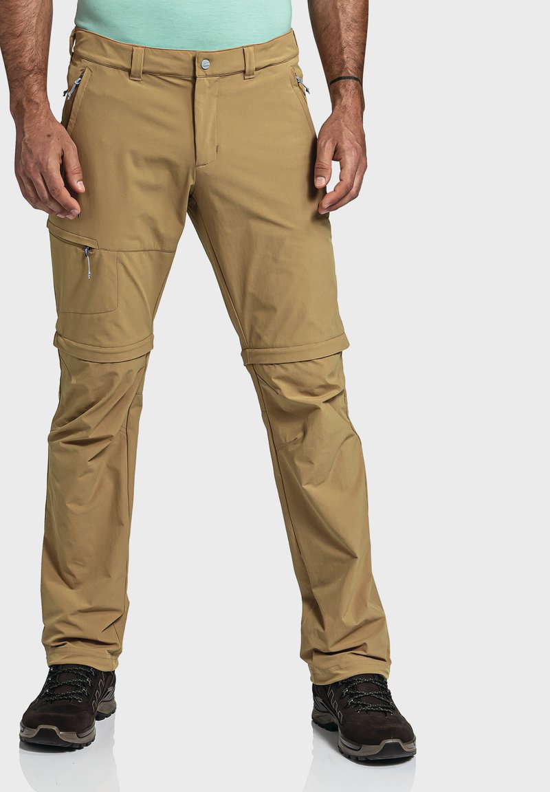 Schöffel ZIPP - OFF KOPER1 ZIP OFF - Stoffhose - braun - Zalando.de