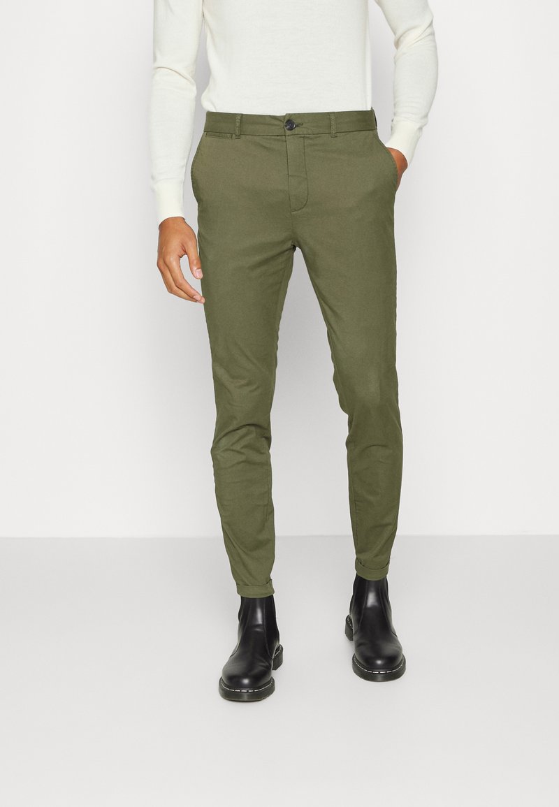 Matinique MALIAM - Chino - olive night/donkergroen - Zalando.nl