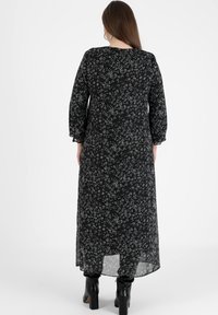 Modanisa CREW NECK - PLUS SIZE - ALIA - Maxi-jurk - black/zwart ...