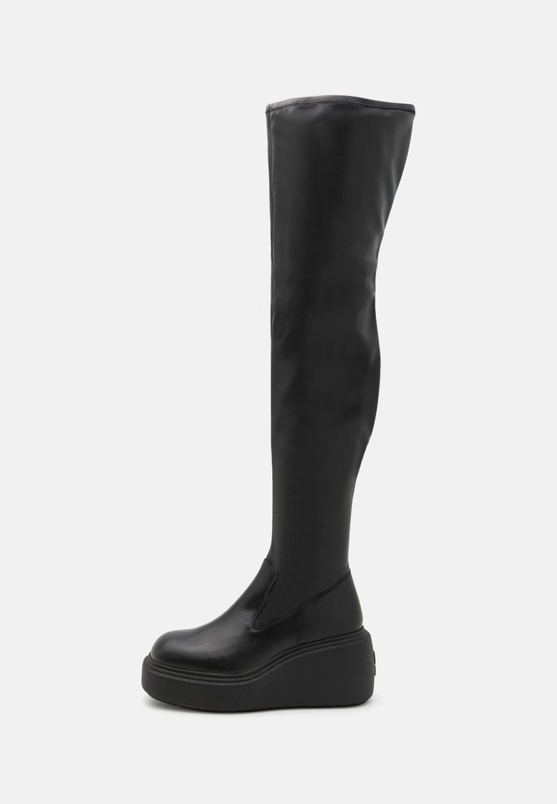 HUGO MEGHAN - Cizme cu platformă - black/negru - Zalando.ro