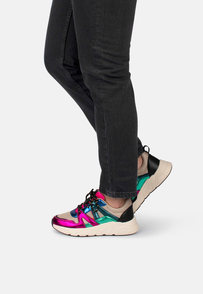 Posh by Poelman CAROCEL - Sneakers basse - red with combination/fuxia ...