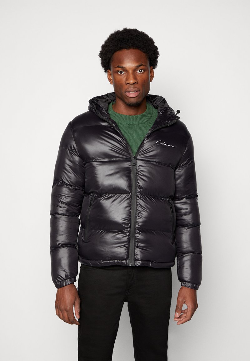 CLOSURE London RACER LOGO PUFFER JACKET - Winter jacket - black - Zalando