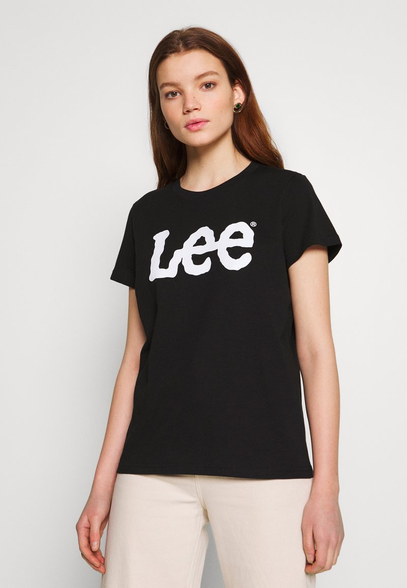 Lee LOGO TEE - T-Shirt print - black/schwarz - Zalando.ch