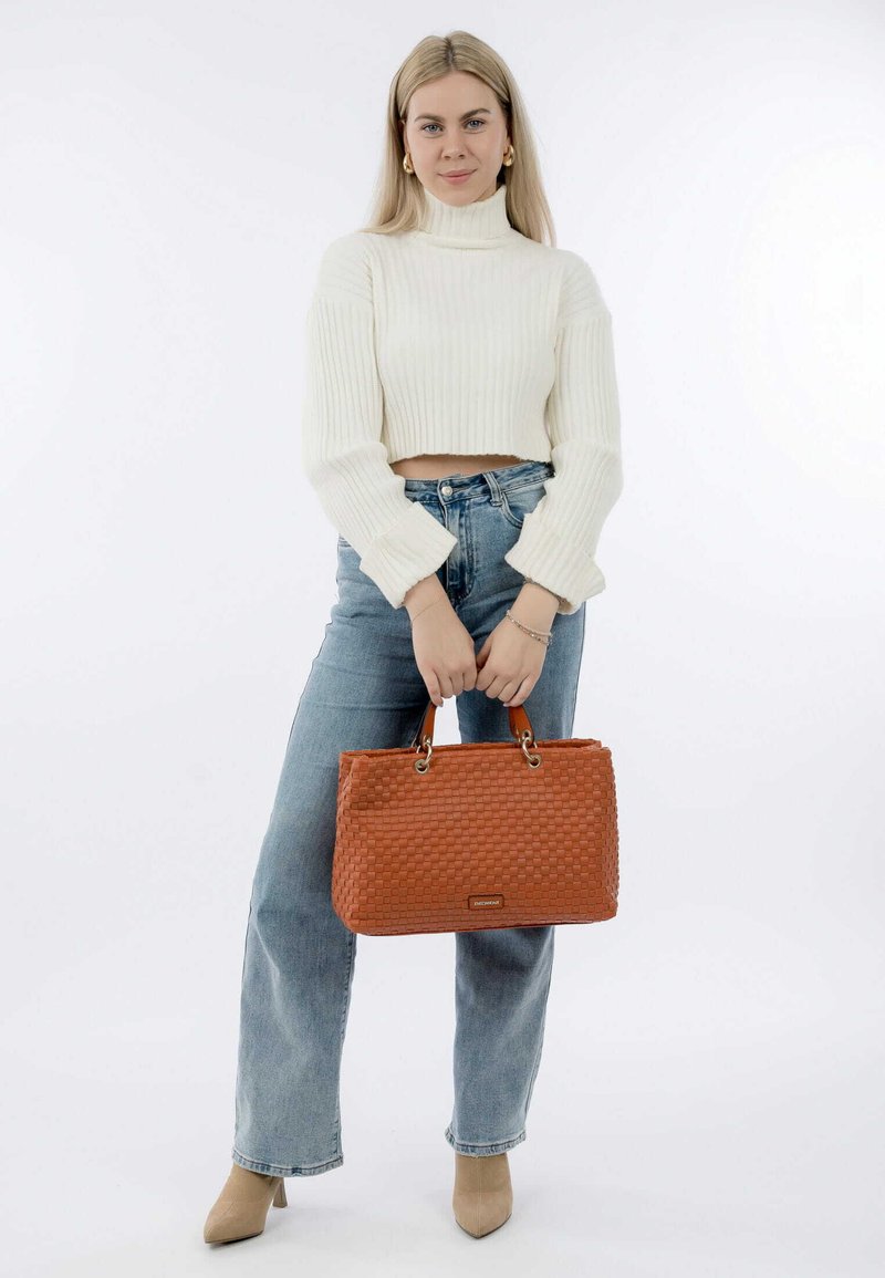 Emily & Noah DARINA - Tote bag - rust/orange - Zalando
