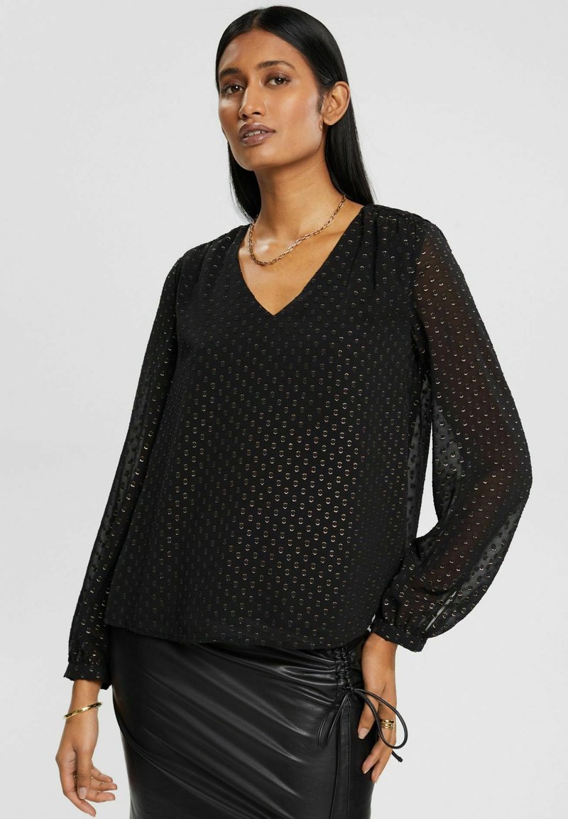 Esprit Collection Bluse - black/sort - Zalando.dk