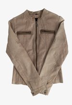 Goosecraft Lederjacke - beige - (Pre-owned) - Zalando.de