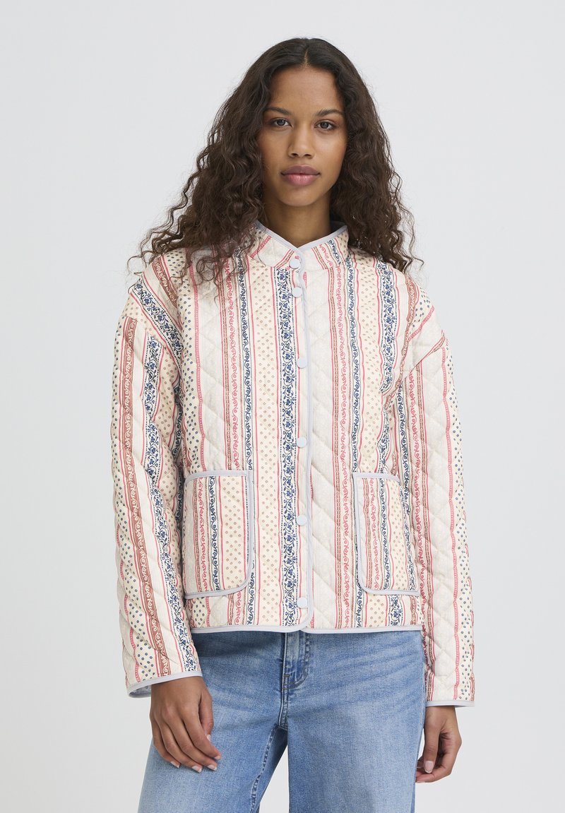 ICHI LIVANTA - Jas - teaberry stripe/meerkleurig - Zalando.be