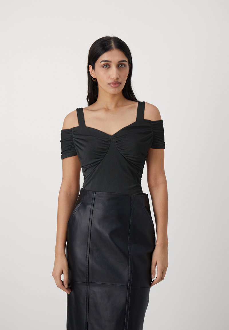 Guess EMILY SHINY - T-Shirt print - jet black/schwarz - Zalando.ch