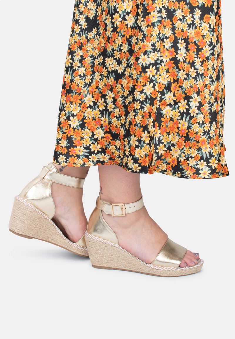 Posh by Poelman DADU - Espadrilles - gold/gold-coloured - Zalando.de