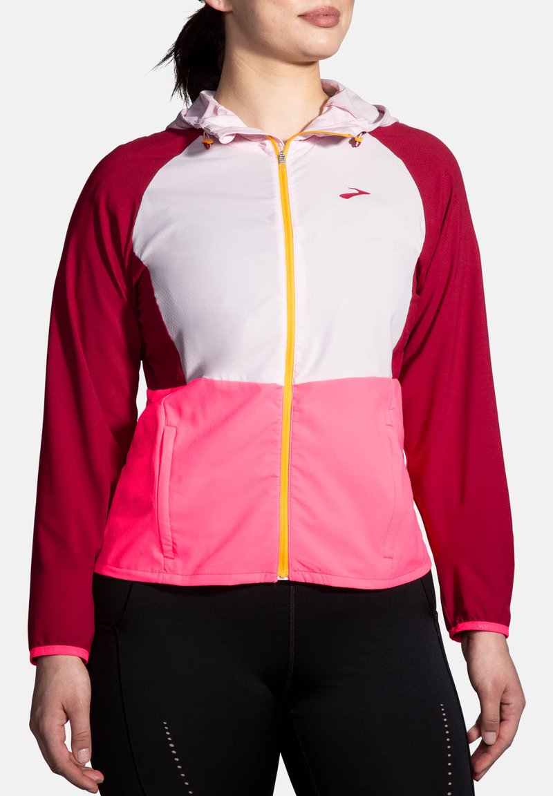 Brooks CANOPY - Löparjacka - razzmatazz quartz hyper pink/ljusrosa ...