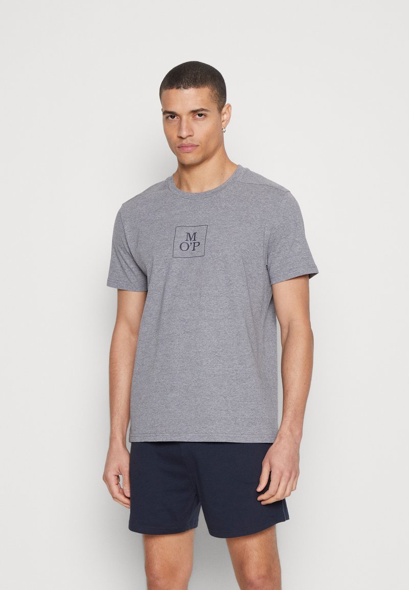 Marc O'Polo KEY SELECTION - Pyjama - nordic grey melange/dark navy/gris ...