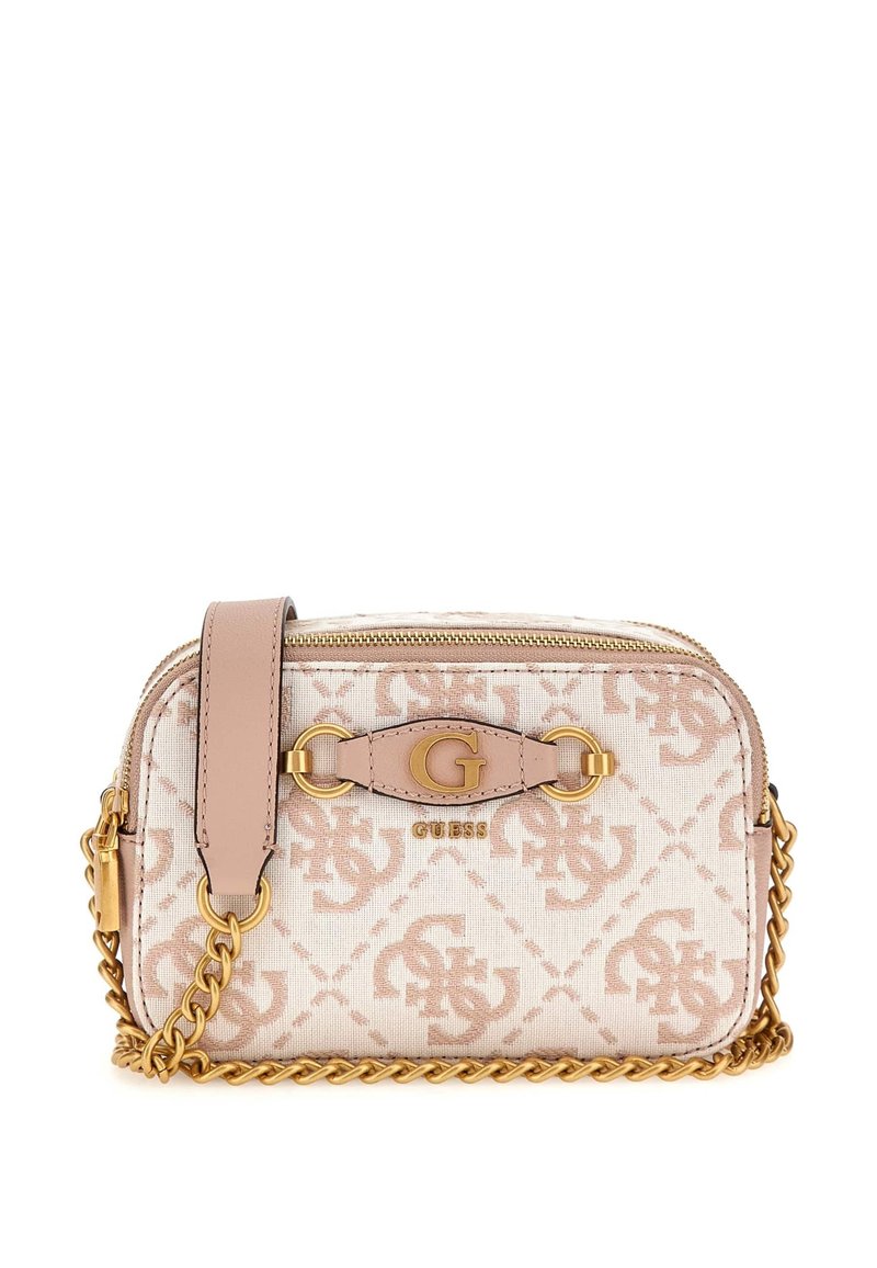 Guess IZZY LOGO - Across body bag - mehrfarbe rose/light pink - Zalando