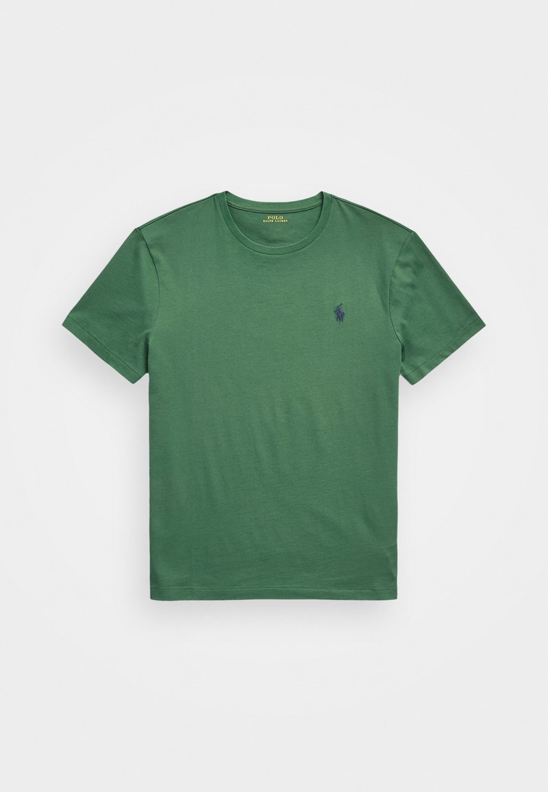 Polo Ralph Lauren CUSTOM SLIM FIT JERSEY CREWNECK T-SHIRT - T-shirt - bas - washed forest/grön ...