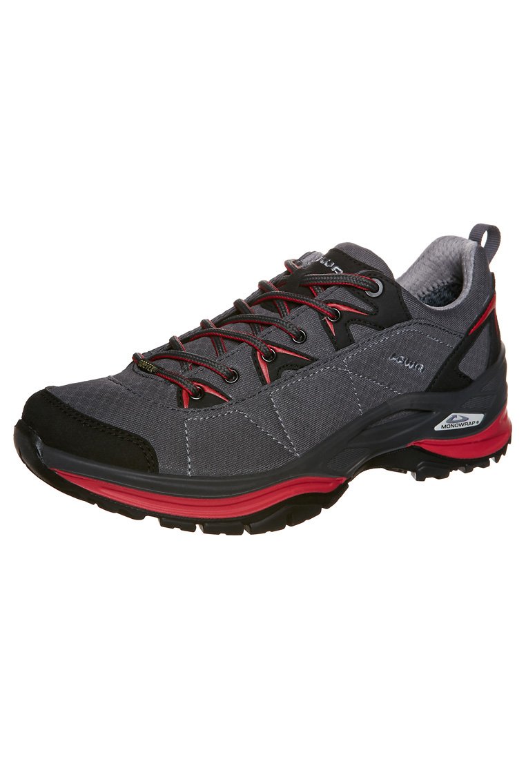 Lowa FERROX GTX LO - Hiking shoes - anthrazit/red/anthracite - Zalando ...
