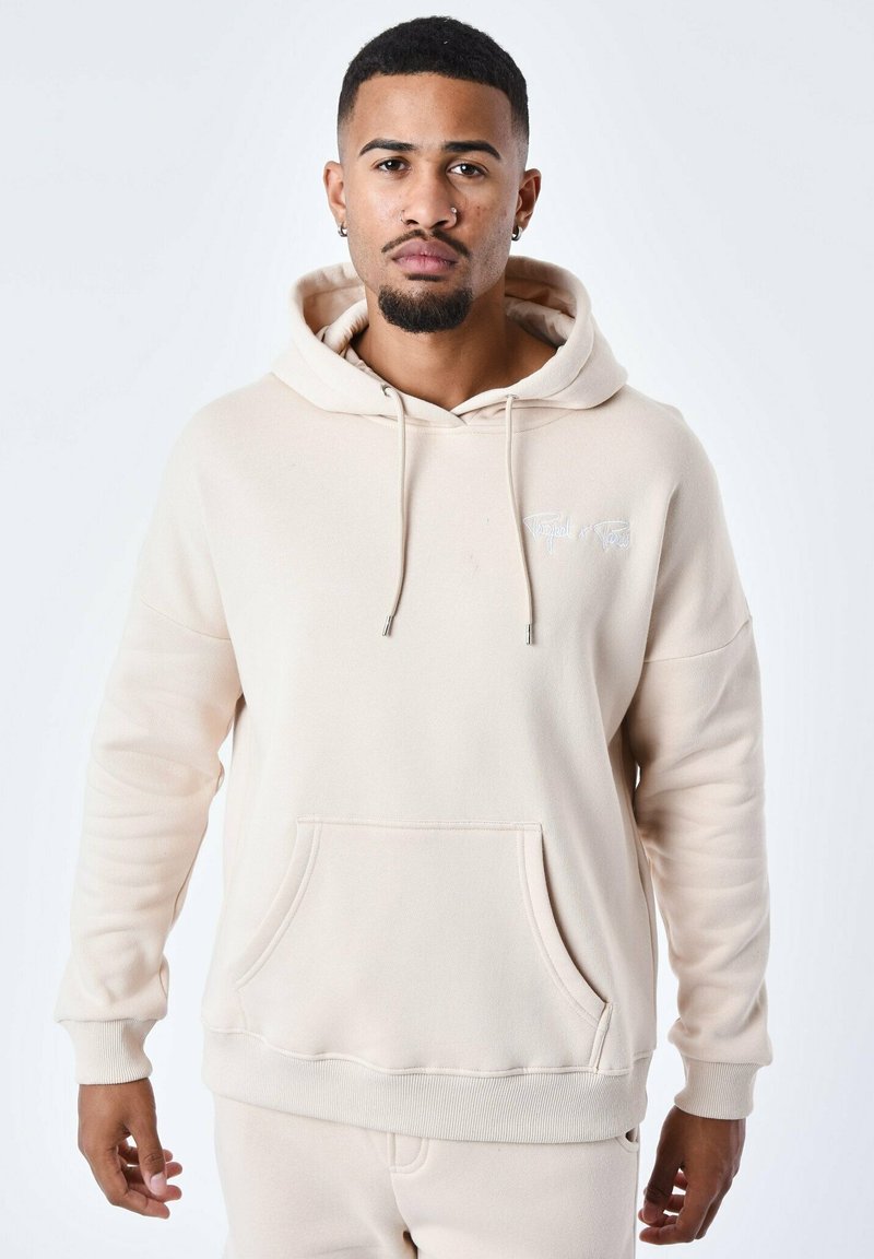 Project X Paris BADGE SIGNATURE - Sweat à capuche - beige - ZALANDO.FR