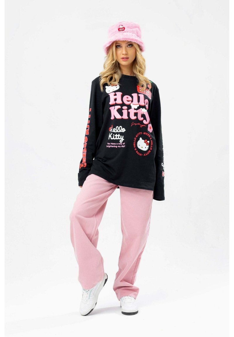 Hype HELLO KITTY BOW - T-Shirt basic - navy/dunkelblau - Zalando.at