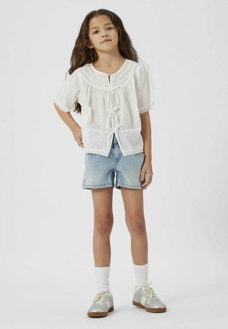 Name it REGULAR FIT - Bluse - jet stream/hvid - Zalando.dk