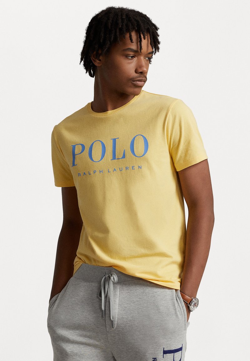 Polo Ralph Lauren SHORT SLEEVE - T-Shirt print - banana cream/gelb ...
