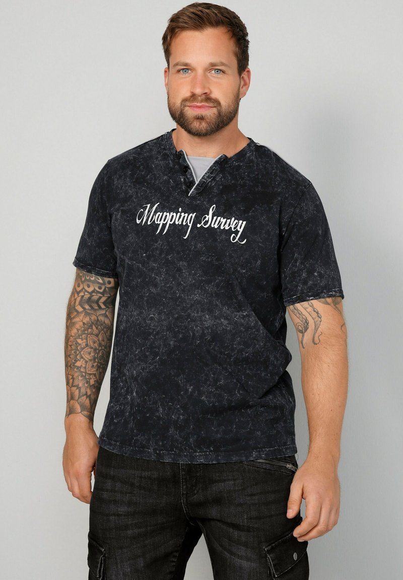 John F. Gee T-Shirt print - black/schwarz - Zalando