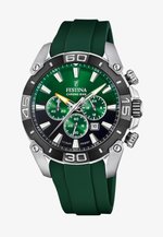 Festina CHRONO BIKE - Chronograph - Silver, Medium Green/grün - Zalando.at