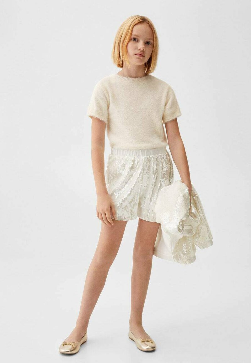 Mango Kids XCAMILAG - Short - off white/écru - ZALANDO.FR