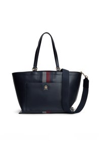 Tommy Hilfiger DISTINCT TOTE - Shopping bag - space blue/blu scuro ...