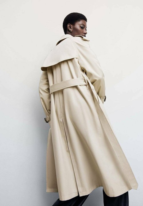 PULL&BEAR BASIC - Trenchcoat - beige - Zalando.se