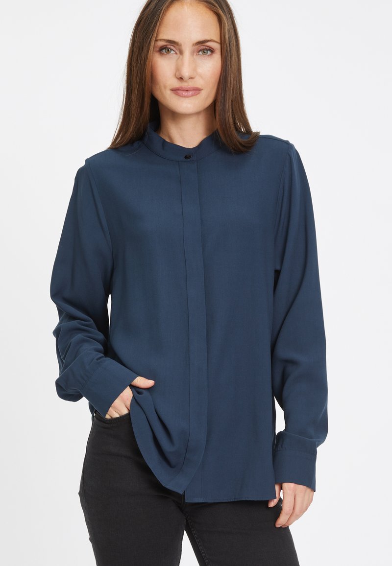 Tamaris BOHO - Hemdbluse - blueberry/blau - Zalando.de
