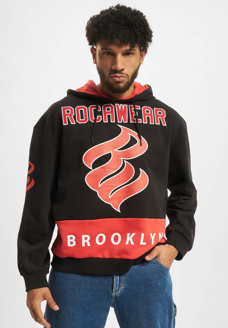 Rocawear HERREN WOODPOINT - Kapuzenpullover - black/schwarz - Zalando.ch