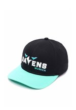 DEF Cap - jet black turquoise/black - Zalando