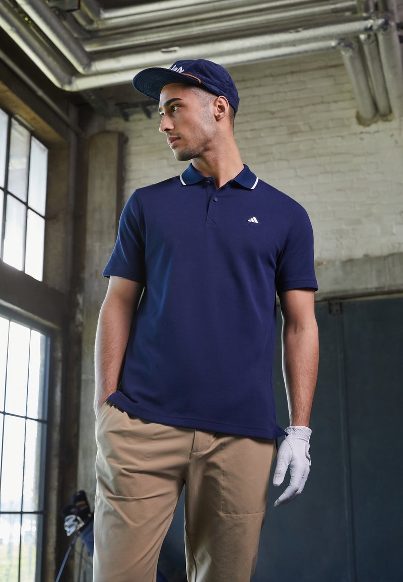 adidas Golf MENS PIQUE SHIRT - Polosärk - collegiate navy/tumesinine ...