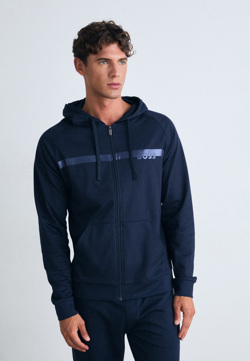 BOSS AUTHENTIC - Pyjamasoverdel - dark blue/mørkeblå - Zalando.no