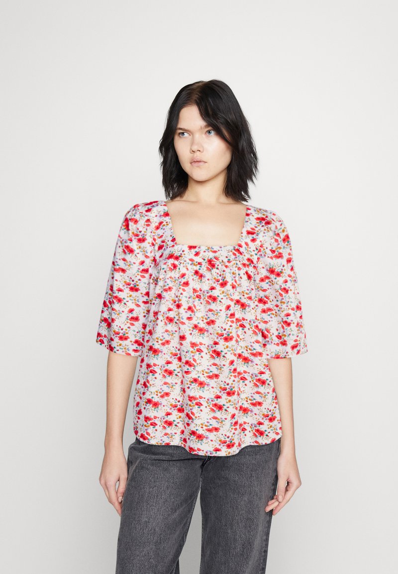 Lollys Laundry SASHA BLOUSE - Blouse - orange/rood - Zalando.nl