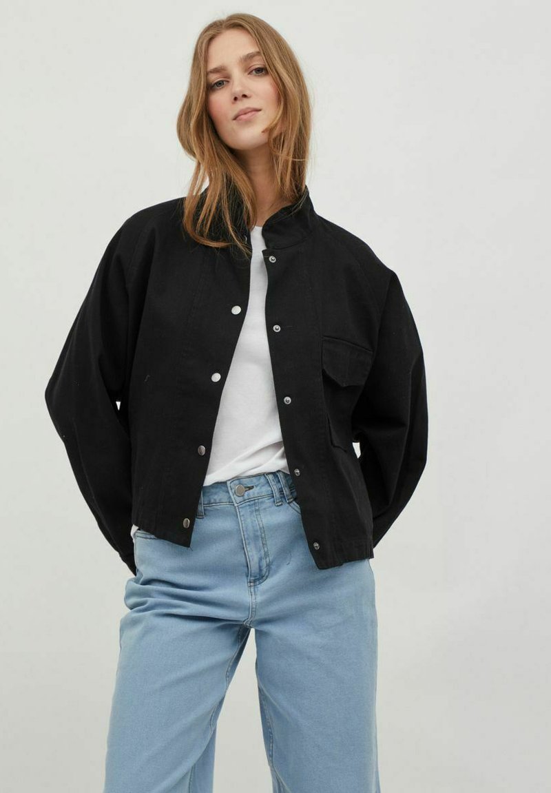 VILA Leichte Jacke - black/schwarz - Zalando.de