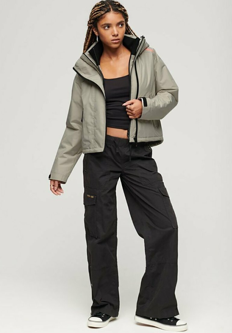 Superdry CODE SD-WINDCHEATER - Outdoorjacke - willow grey grid/grau - Zalando.de