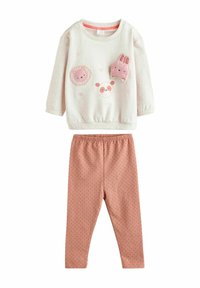 Next SET - Sweatshirt - tan brown wadded character/brown - Zalando