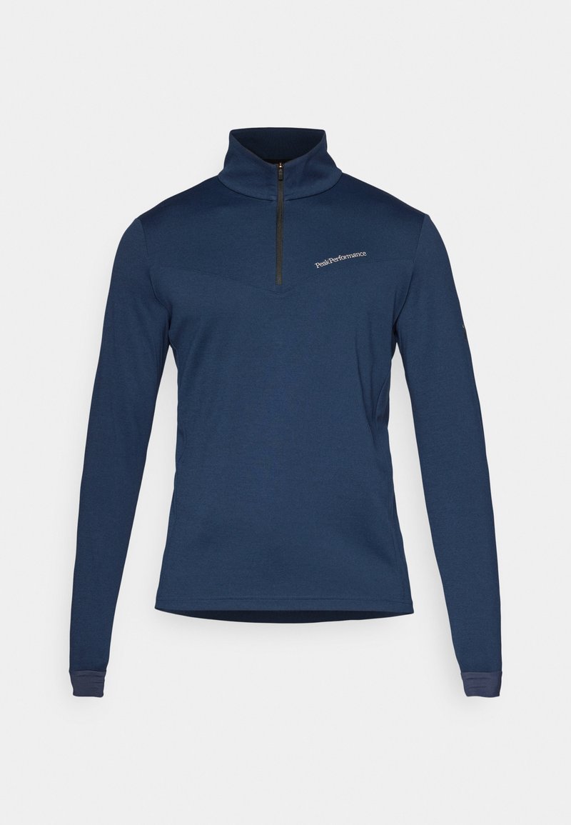 Peak Performance CHASE HALF ZIP - Long sleeved top - blue shadow/dark ...