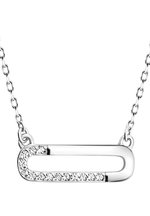 Sofia Milani SAFETY PIN - Halskette - silver/silberfarben - Zalando.de