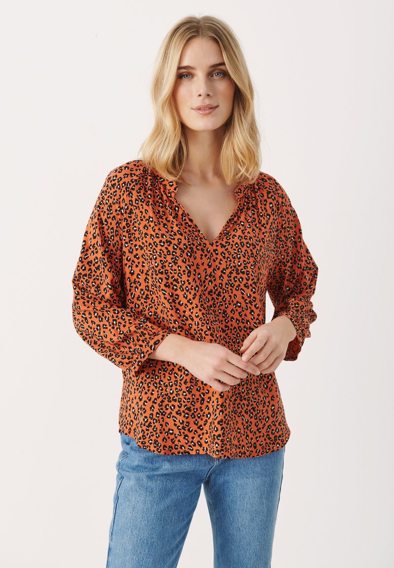 Part Two MILEANPW - Pusero - koi leo print/oranssi - Zalando.fi