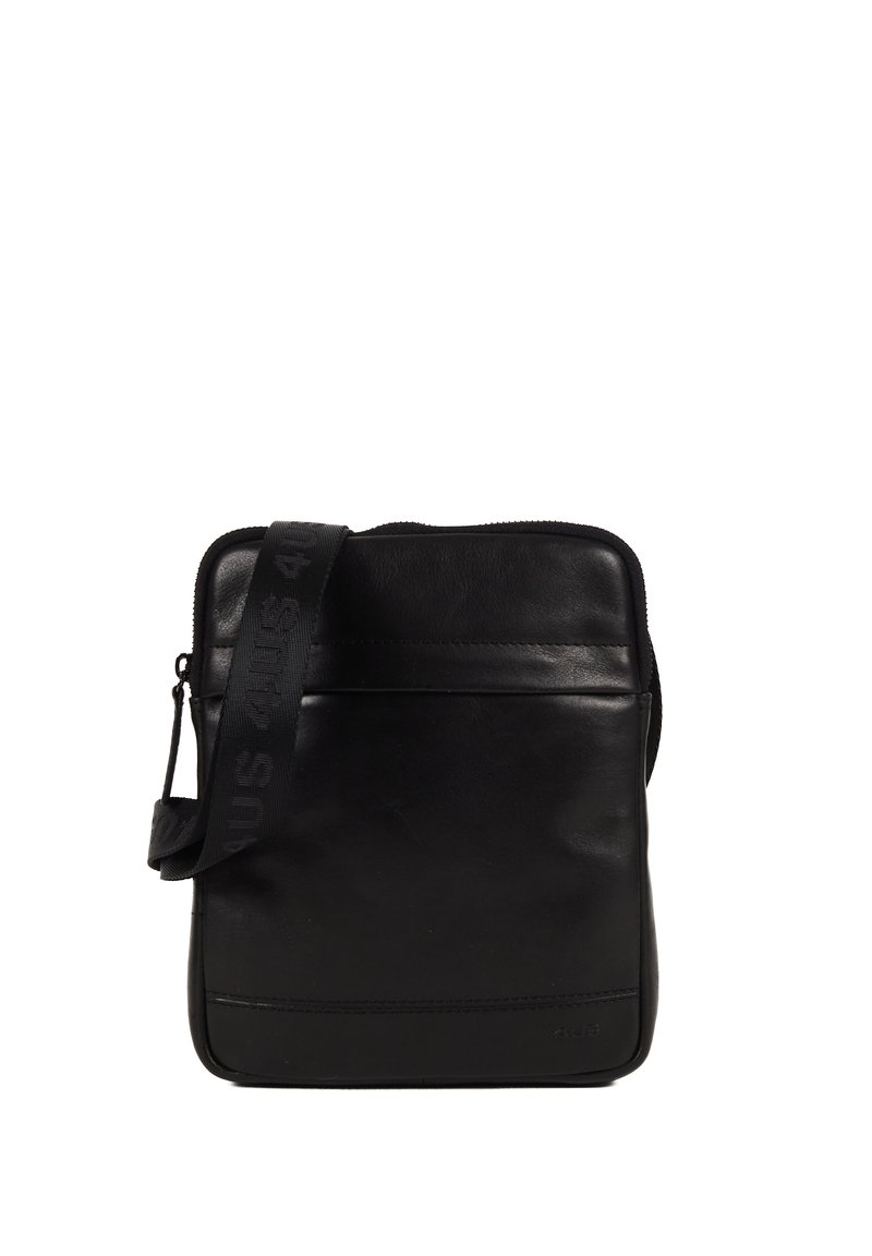 4US 4US - BORSELLO IN PELLE PER UOMO - Cross body bag - black - Zalando