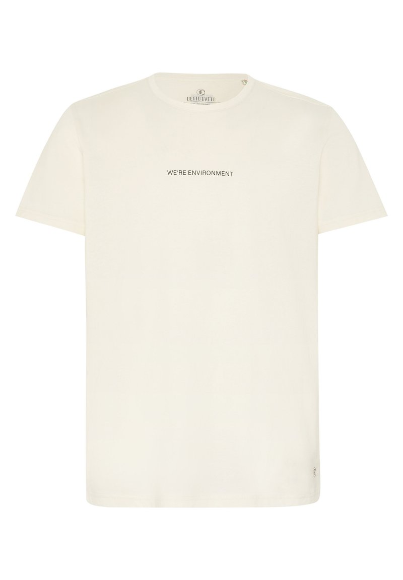 Detto Fatto UNISEX MIT QR-CODE - T-Shirt print - natural/offwhite ...