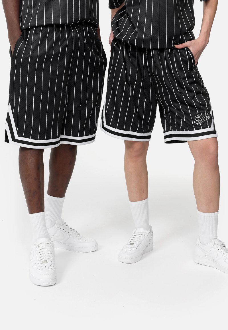 Karl Kani VARSITY PINSTRIPE UNISEX - Short - black/noir - ZALANDO.CH