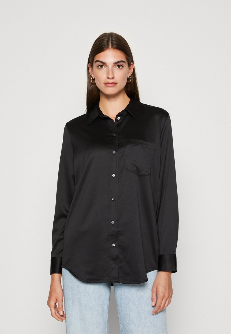 GAP BOYFRIEND SHIRT - Hemdbluse - black/schwarz - Zalando.ch